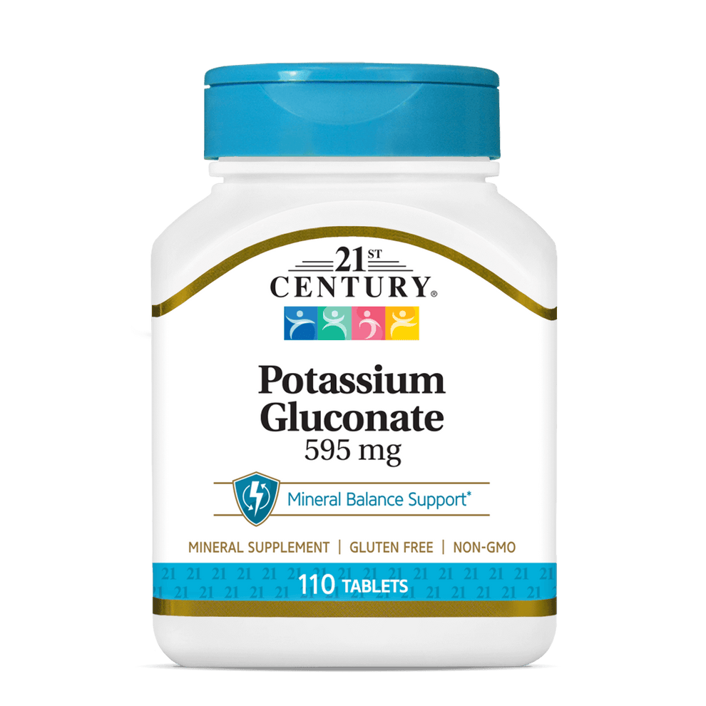 Potassium Gluconate 595 mg – 21st Century Vitamins