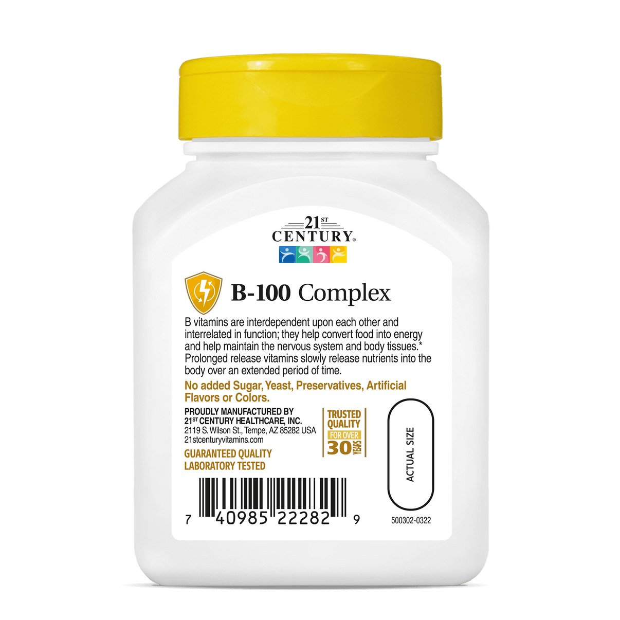B-100 Complex – 21st Century Vitamins