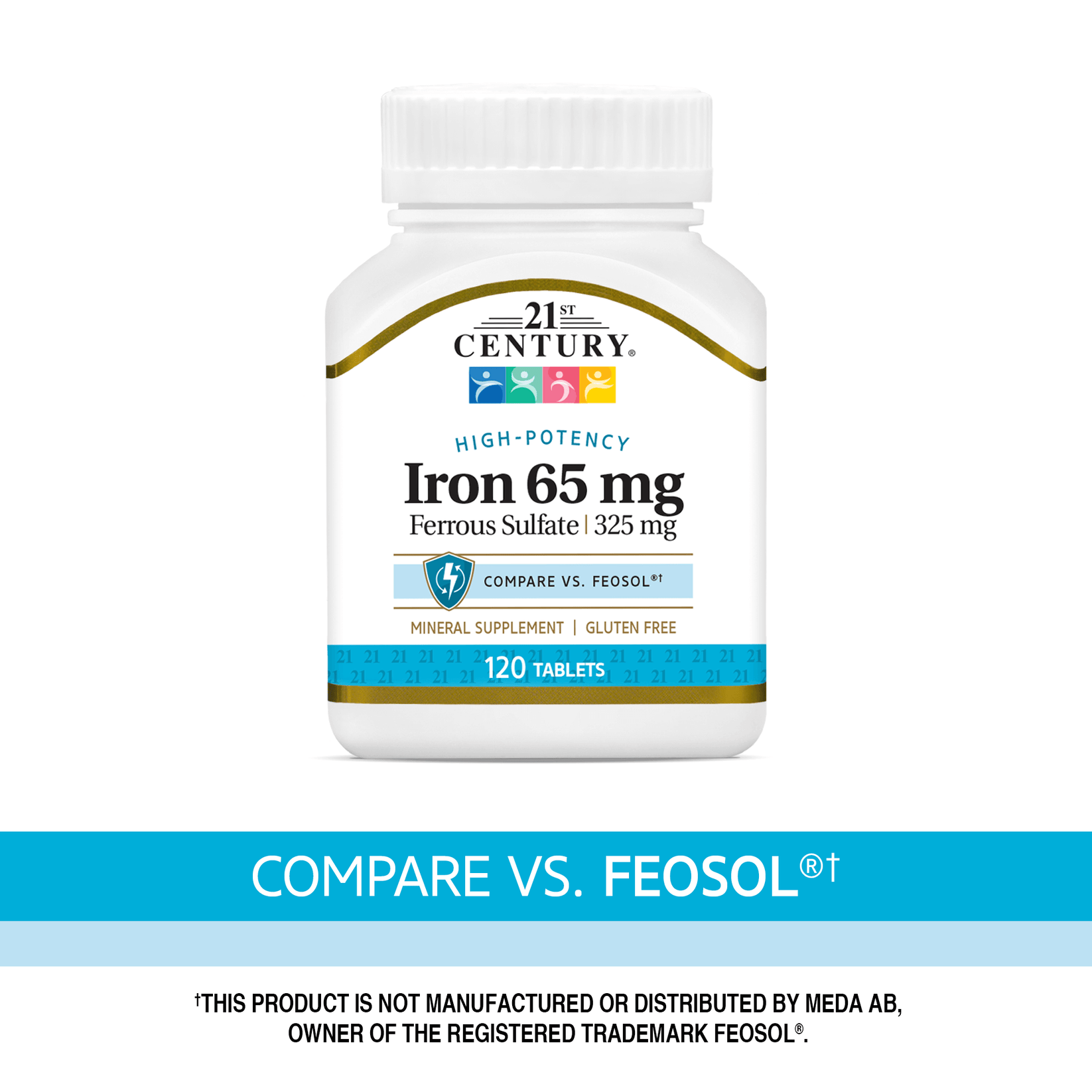 High Potency Iron 65 mg | 21st Century Vitamins – 21st Century Vitamins