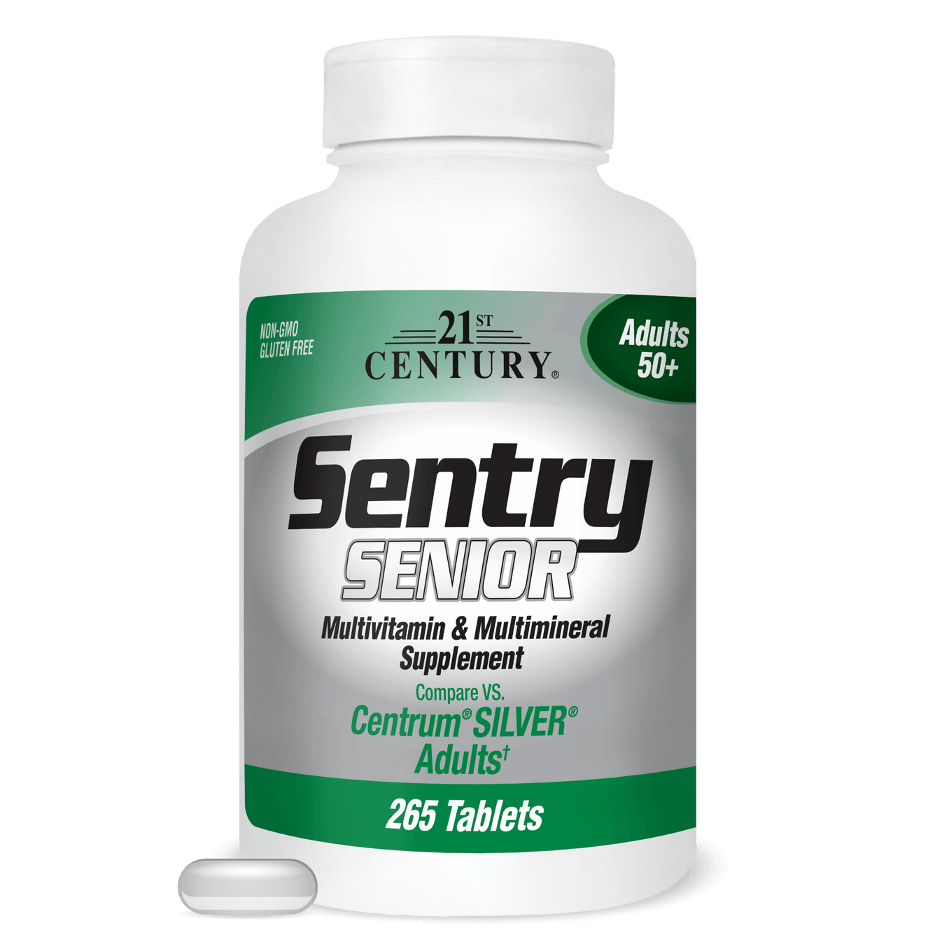 Sentry Senior Adults 50+ Multivitamin | 21st Century Vitamins – 21st ...