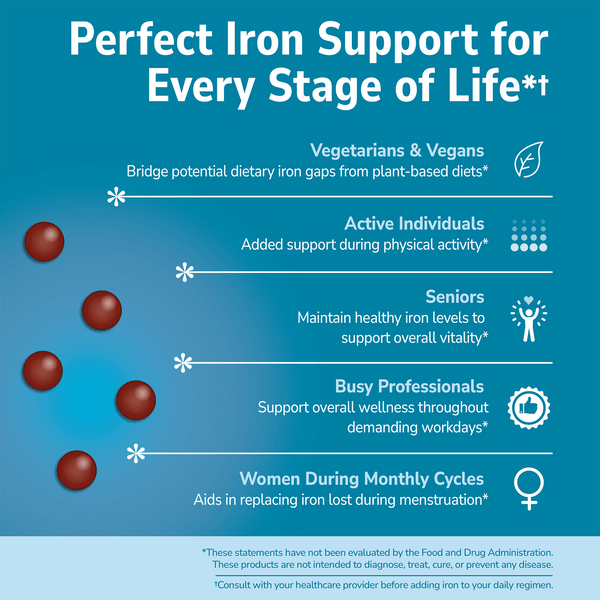 Slow Release Iron – 21st Century Vitamins – 21st Century Vitamins