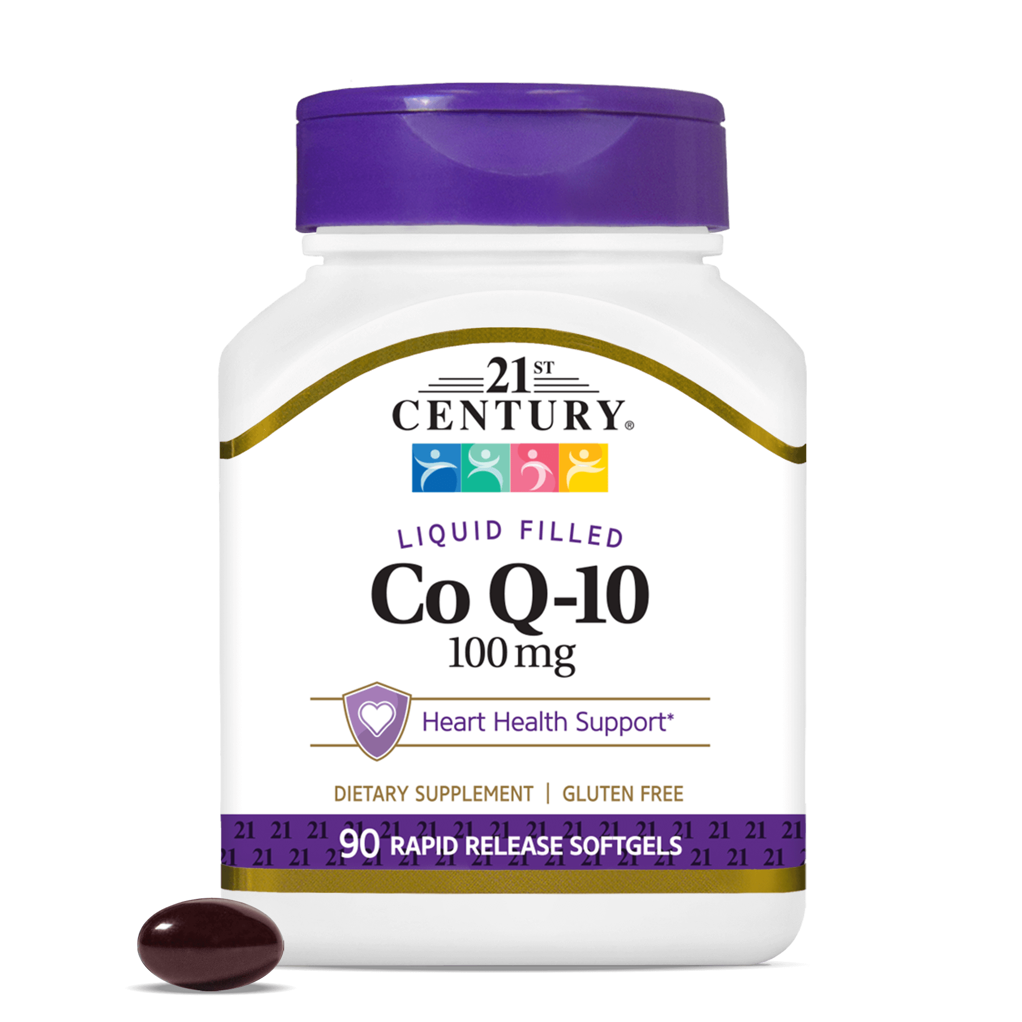 Co Q-10 100 mg Liquid Filled – 21st Century Vitamins