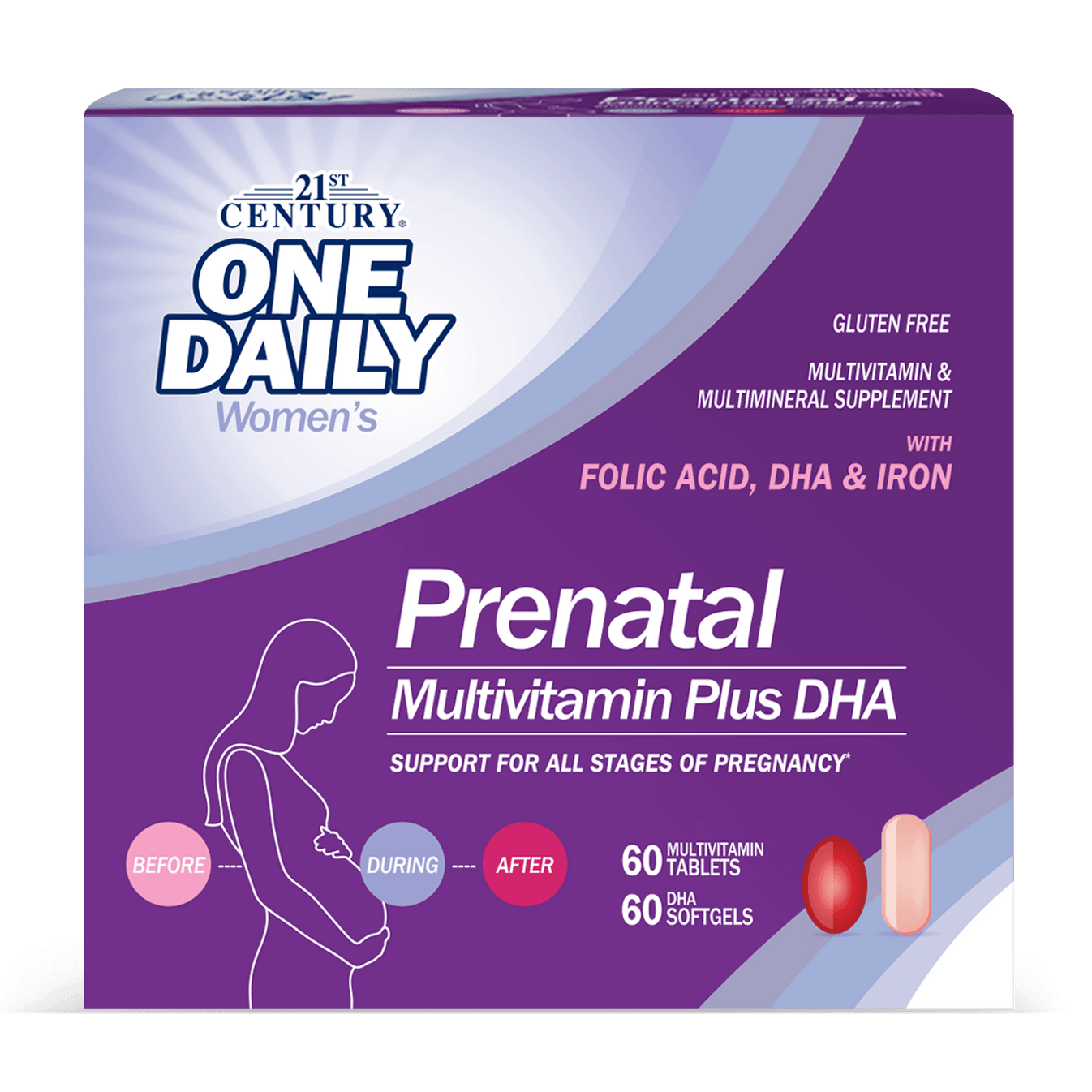 Prenatal Multivitamin Plus DHA | 21st Century Vitamins – 21st Century ...