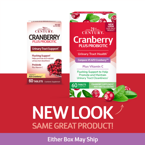 Cranberry Plus Probiotic | 21st Century Vitamins – 21st Century Vitamins