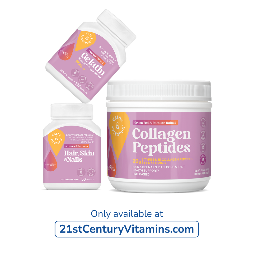 Beauty Supplements by Kalos & Splendor – 21st Century Vitamins