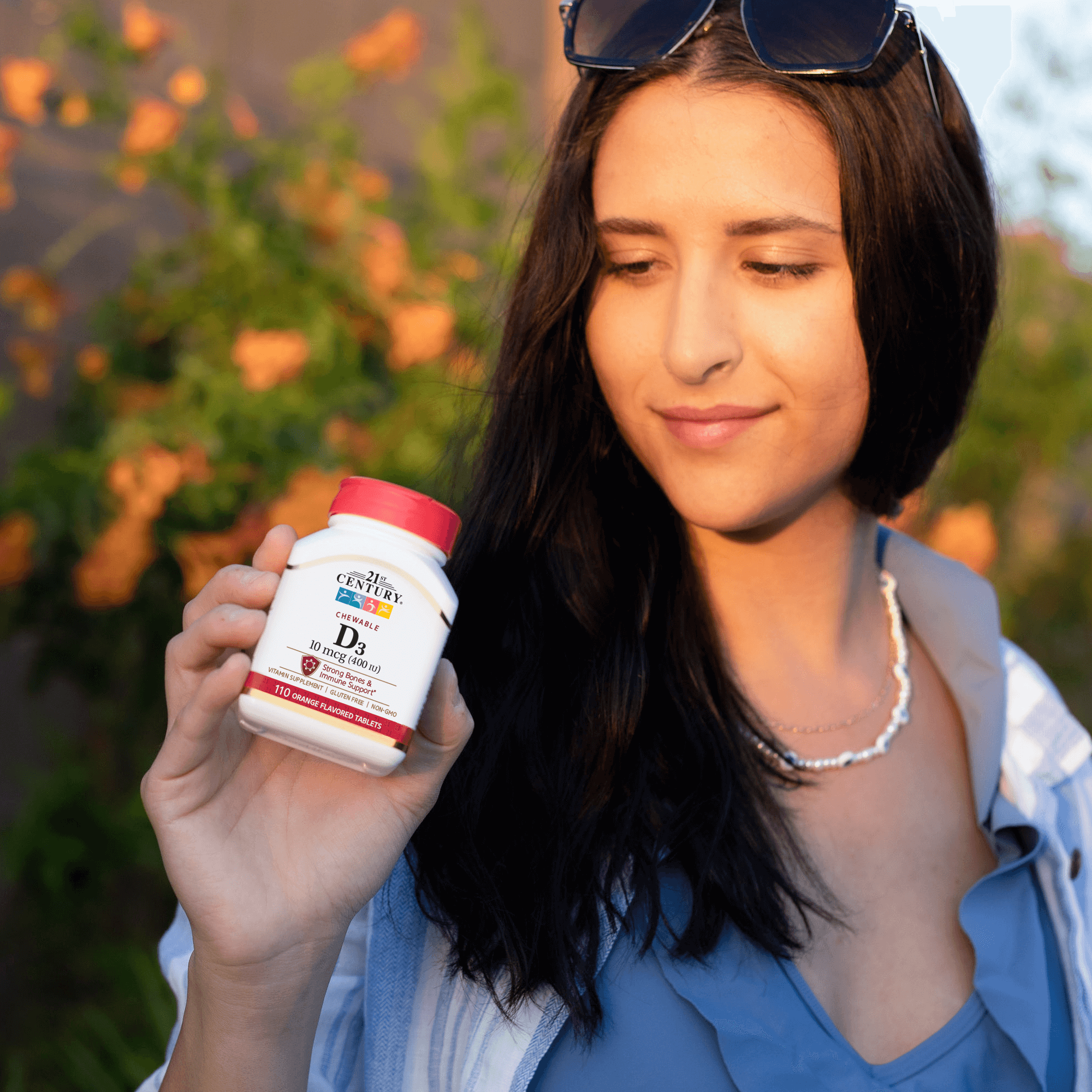 Vitamin D3 10 mcg Chewable - 110 Chewable Tablets | 21st Century ...