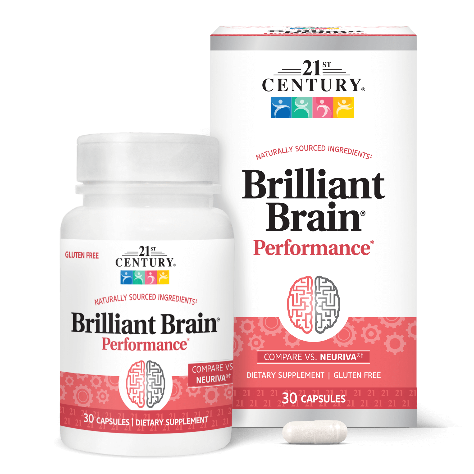 Brilliant Brain® Performance* - 30 Capsules | 21st Century HealthCare, Inc.