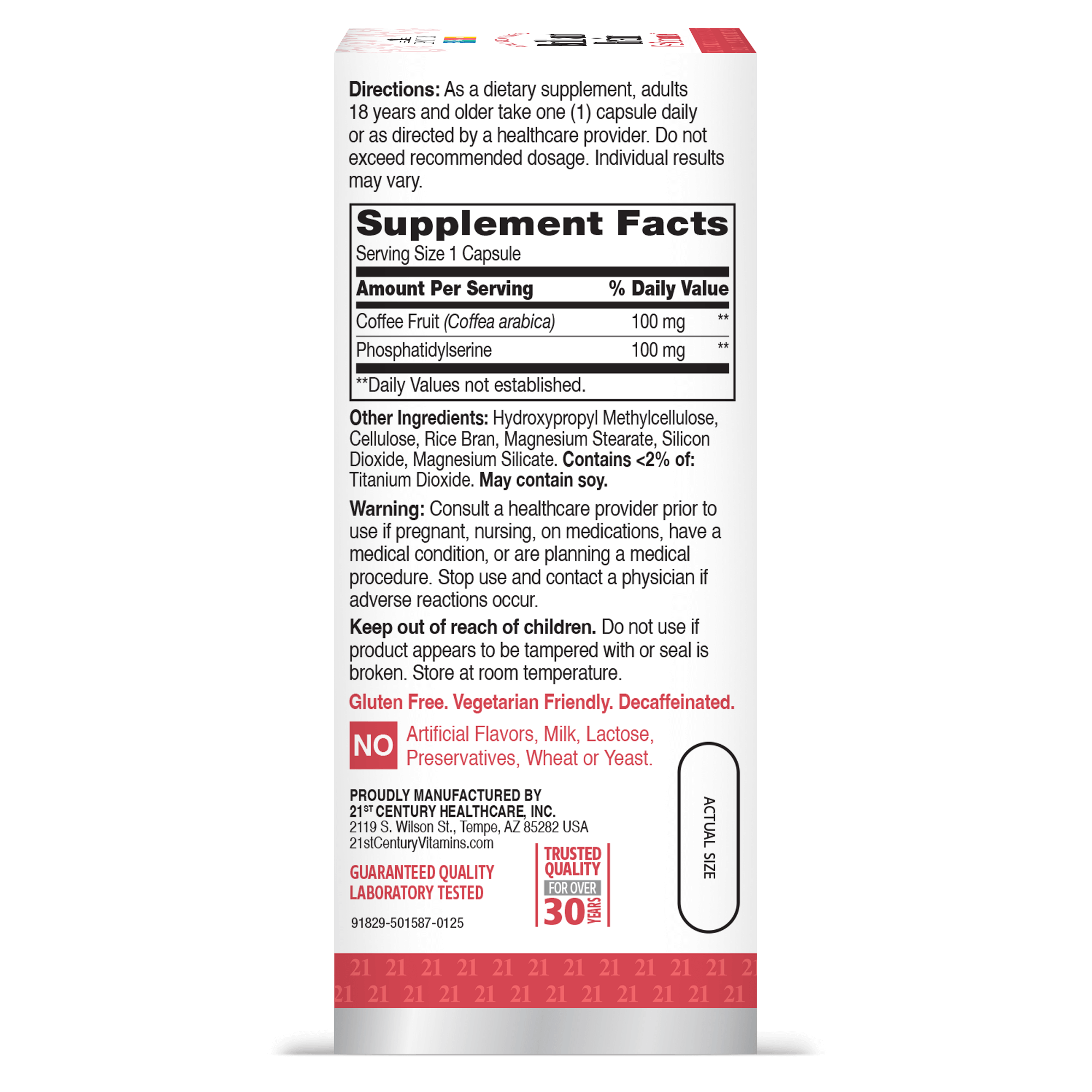 Brilliant Brain® Performance* - 30 Capsules | 21st Century HealthCare, Inc.