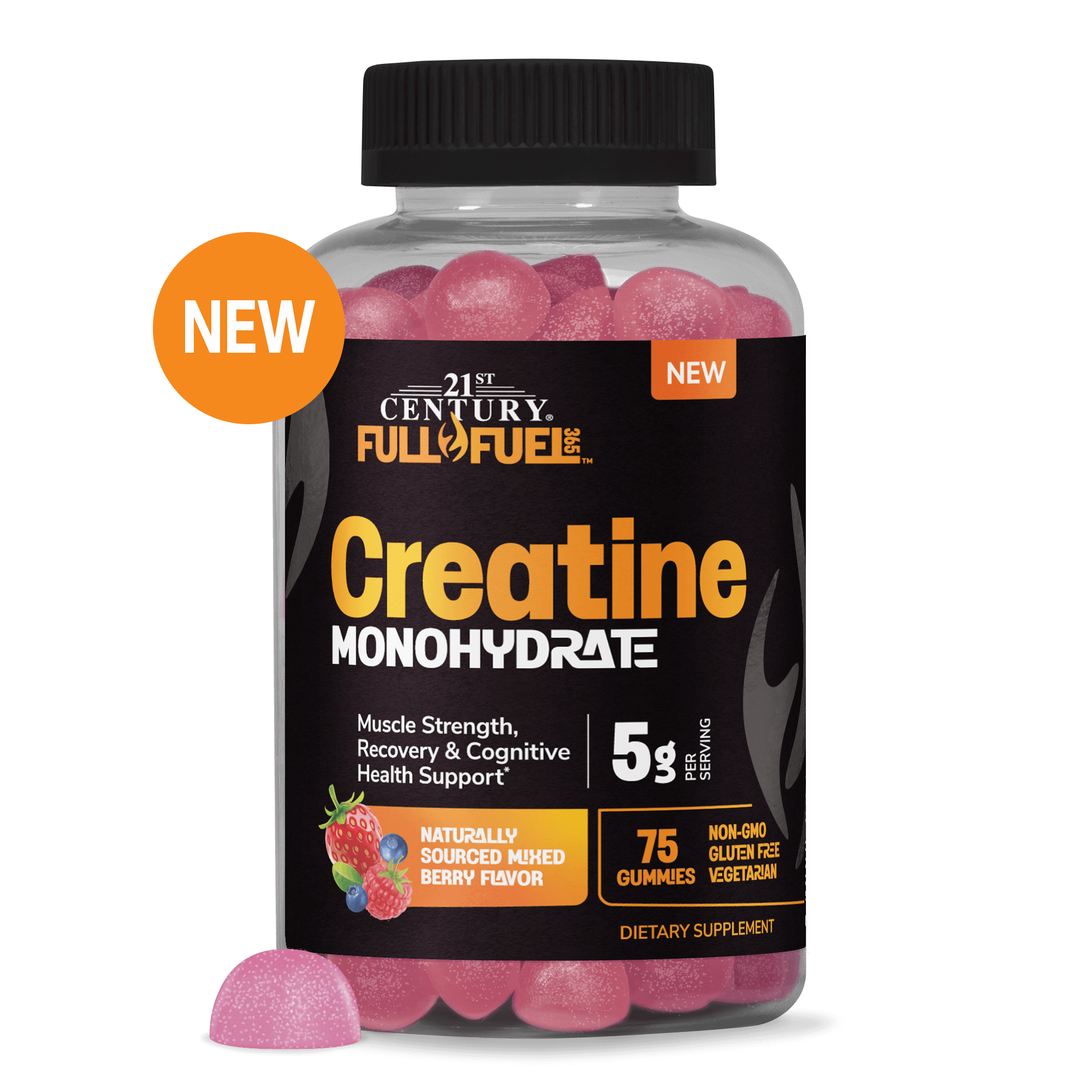 Full Fuel™ 365 Creatine Monohydrate 5 g Gummies - 75 Gummies | 21st ...